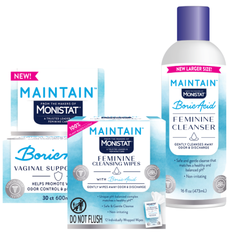 Maintain Vaginal Care with Boric Acid | Monistat